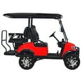 Massimo Electric MVR 2X 48V 5kW High-Performance Golf Cart in Red ...