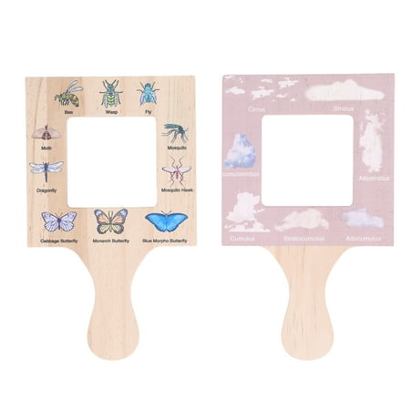 Nature Viewfinder, Nature Guide Finder Frame Wooden Insects For Outdoor ...