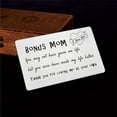 Falogije Stepmom Ts Engraved Wallet Card Step Mom Ts Birthday