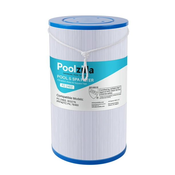Poolzilla 1 Pack Spa Filter Replacement Cartridge, FC-2402 for Watkins ...