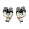 Ikon Motorsports Quad Exhaust Tips Compatible with 2021-2023 BMW 5 ...