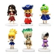 Dr. Stone Figure Toys 6PCS Dr Stone Merch, 2025 New Dr Stone Handmade ...