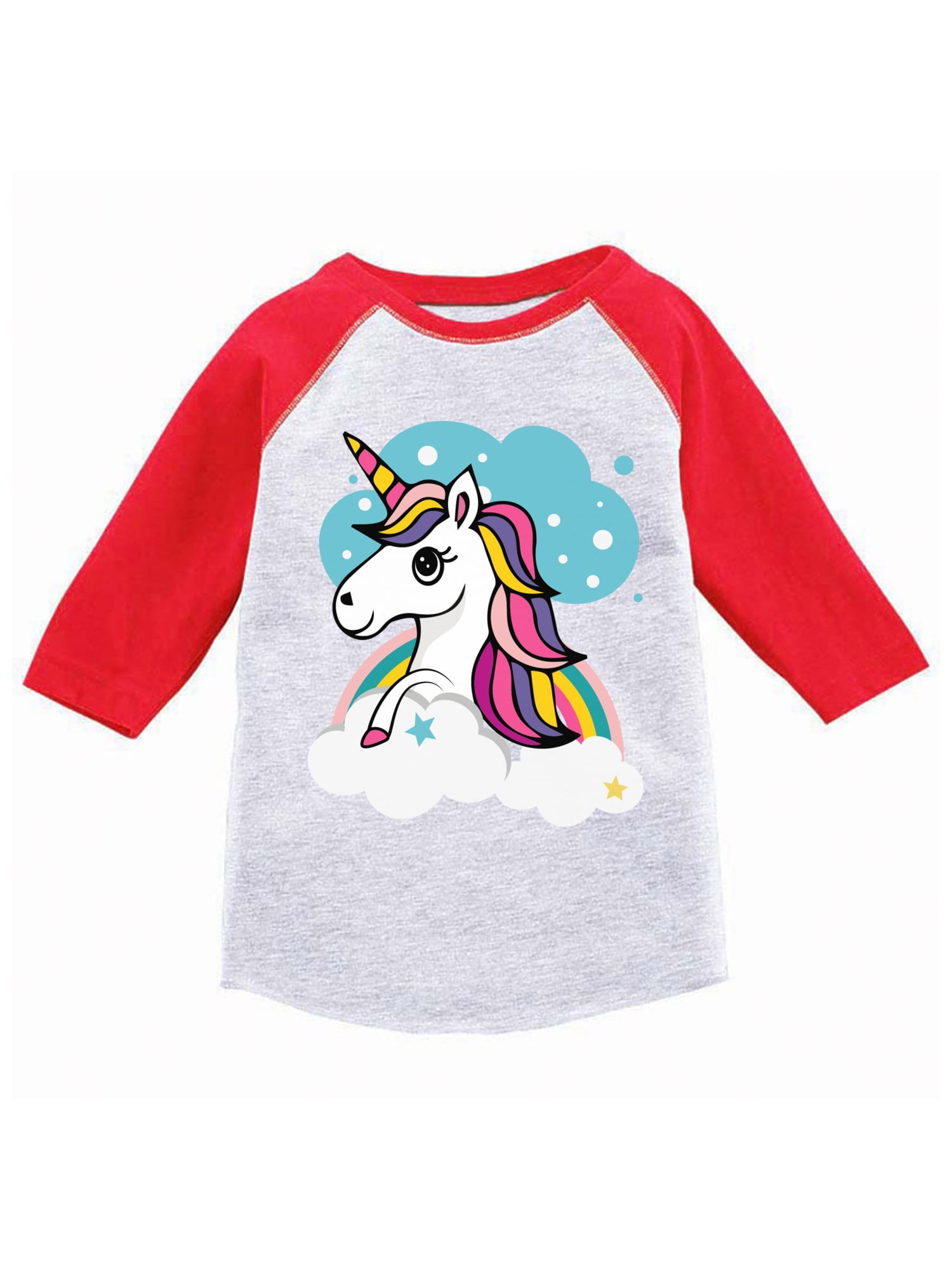 Awkward Styles Cute Unicorn Toddler Raglan Unicorn Shirt Unicorn Gifts ...