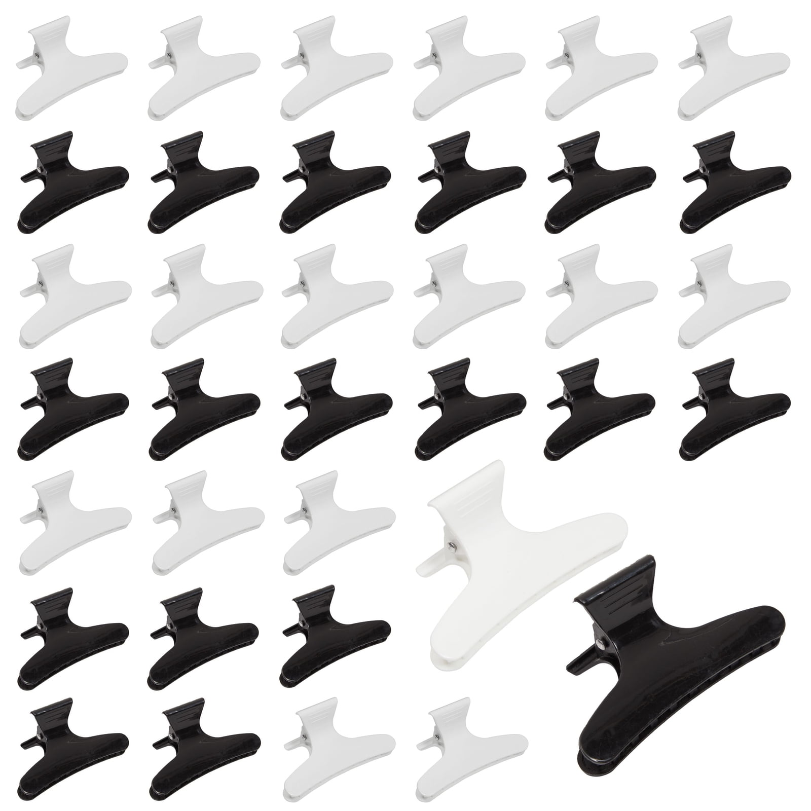 36 Pack Large Butterfly Hair Clamps for Women Accessories, Plastic Hair ...