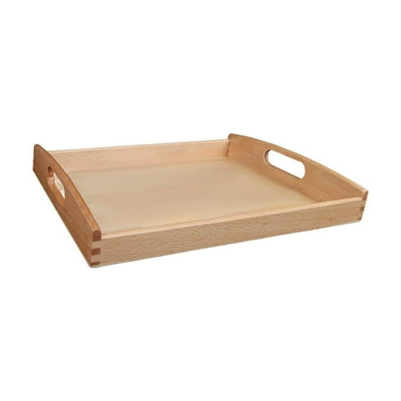 Baohd Montessori Tray Unfinished Rectangular Nested Serving Trays ...