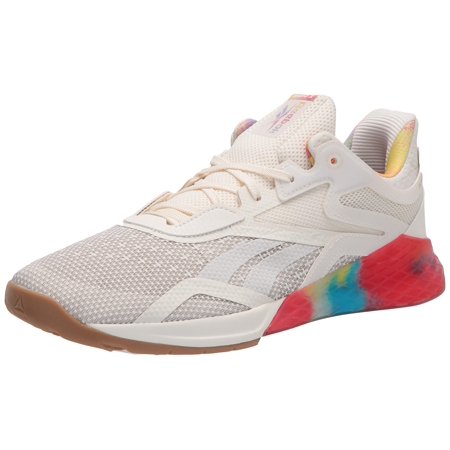 Reebok Unisex Nano X Pride Cross Trainer, Chalk/White Rubber Gum, 11 US ...