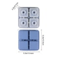Square Ice Cubes Tray, Large Silicone Fun Shapes Whiskey Ice Mold with ...