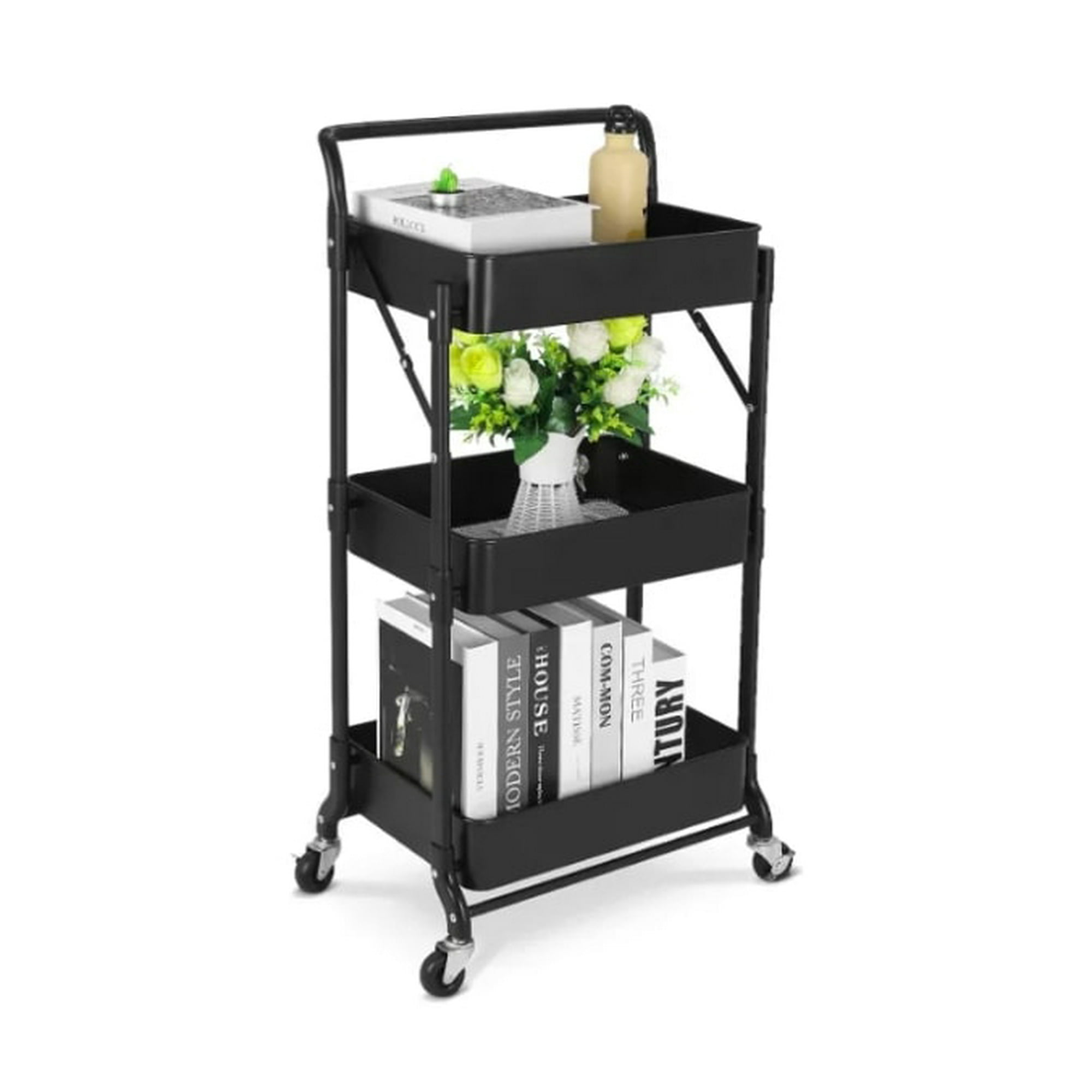 Carrito De Almacenamiento Organizador 3 Niveles Con Ruedas N | Knasta Chile