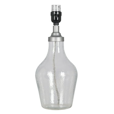 Mainstays Fillable Glass Jar Table Lamp Base, Black - Walmart.com