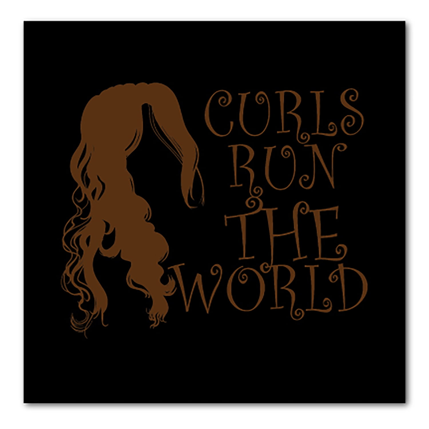 DistinctInk Custom Bumper Sticker - 10" x 10" Decorative Decal - Black ...