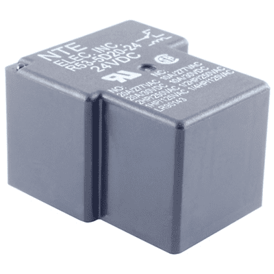 NTE Electronics R53-5D20-24 Series R53 Industrial Relay, SPDT Contact ...