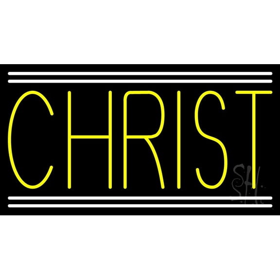 Blue Om LED Neon Sign 15" Tall x 19" Wide - inches Black Square Cut ...