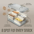 Cook With Color 4-Compartment Mini Snackle Box, Charcuterie and Snack ...