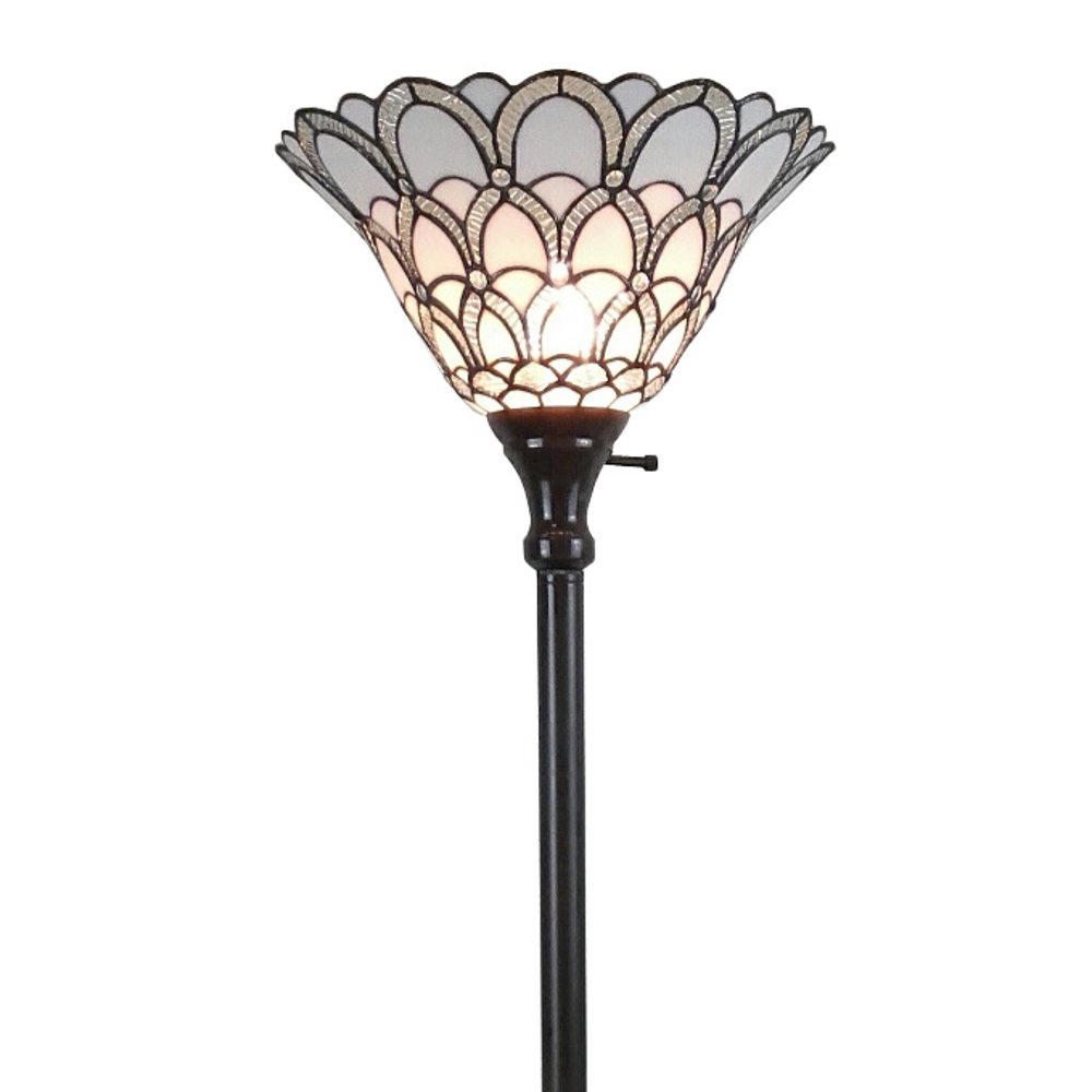 Tiffany Style Vintage Torchiere Floor Lamp - 72" Tall - Walmart.com ...