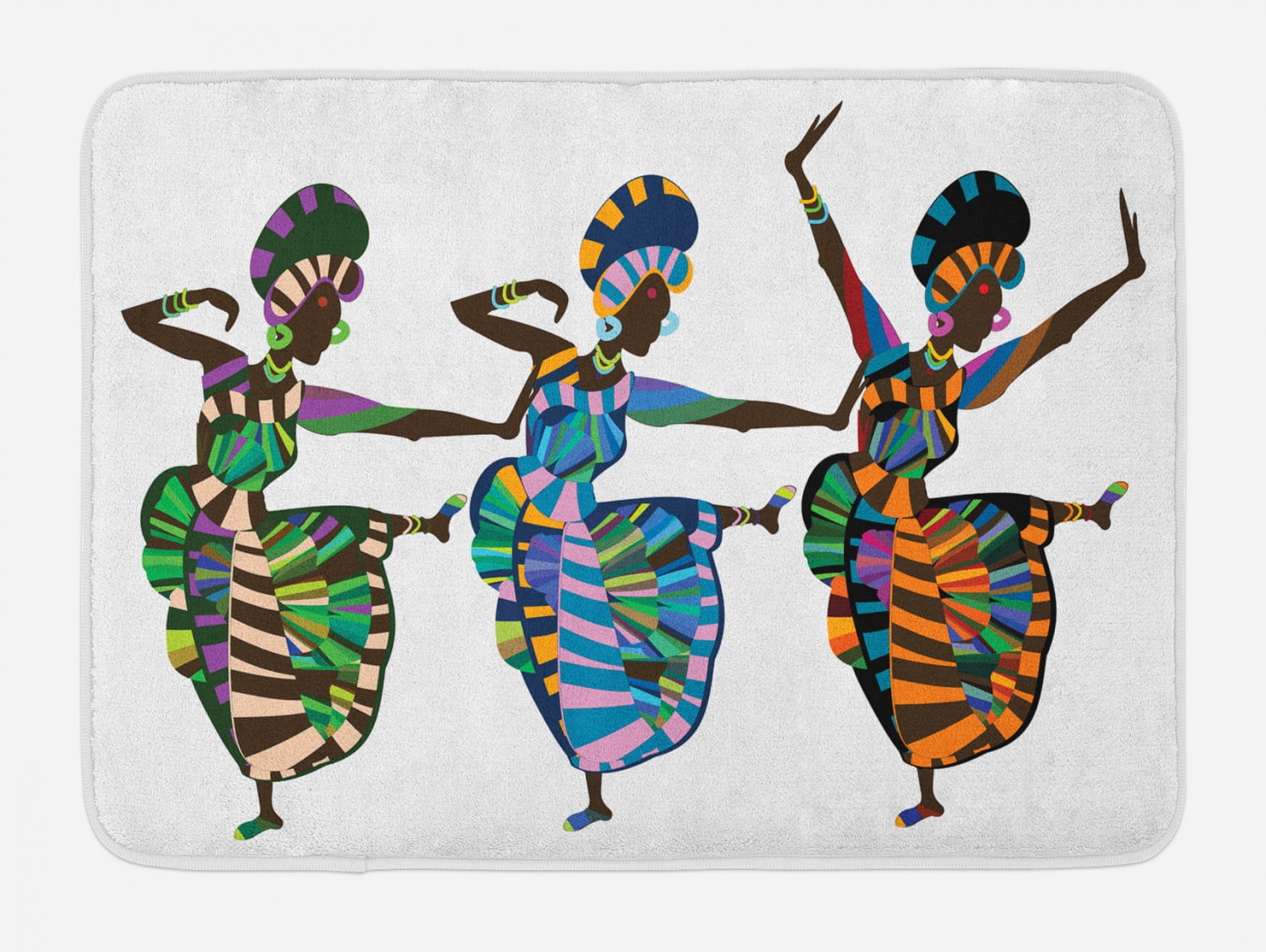 African Woman Bath Mat, Religious Dance Performed by African Women in ...