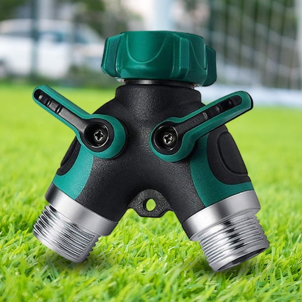 Butwevi 3/4 Inch Double Y Connector Outside Water Bib Spigot Adapter 4 ...