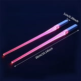 D-GROEE LED Glowing Light Chop Sticks REUSABLE Sushi Lightup Sabers ...