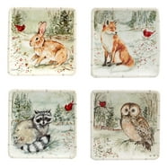 Christmas on the Farm Set/4 Canape Plate 6" asst. - Walmart.com