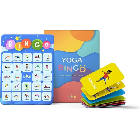 Yoga Bingo: A Relaxing Game, Connecting Children & Families! Yoga Game ...