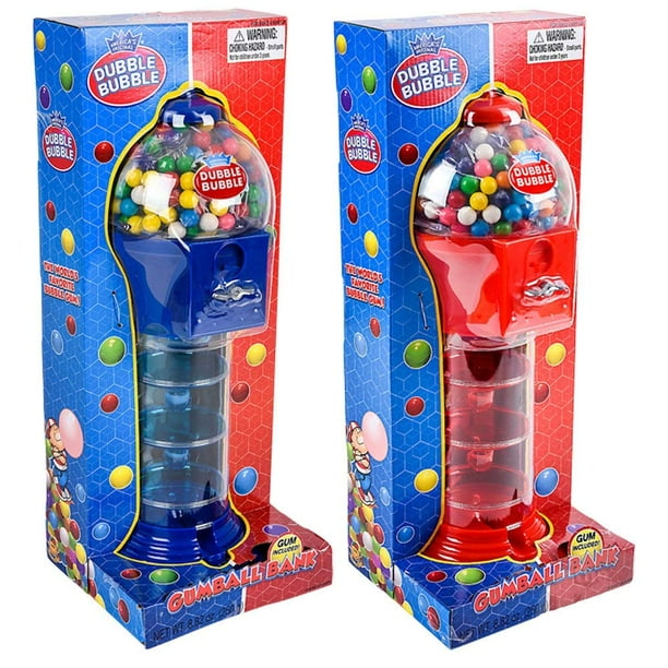 Joyabit Gumball Machine 18" Coin Operated Toy Bank Bubble Classic Style ...