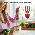 Immersion Blender Handheld for Kitchen, 5-in-1 Multi-Purpose Hand Blender, 12-Speed Stick ...