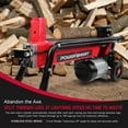 PowerSmart 6 Ton 120v 15A Electric Log Splitter with Portable ...
