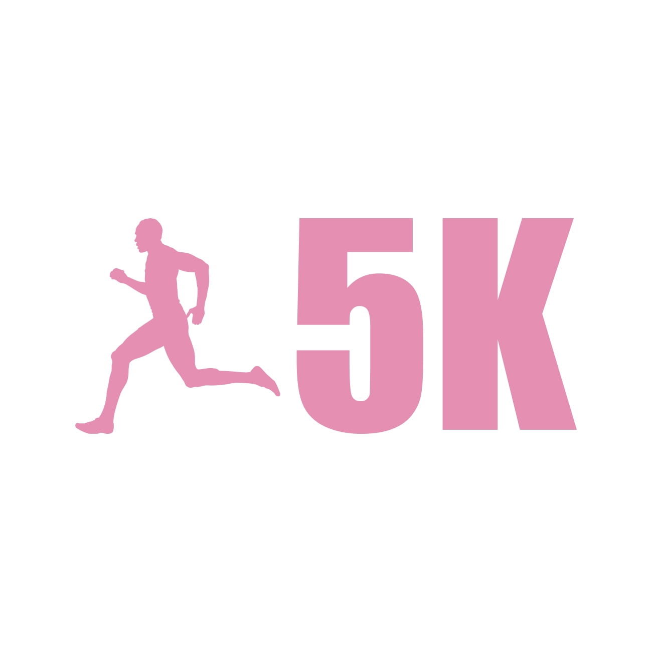 Mens 5K Sticker Decal Die Cut - Self Adhesive Vinyl - Weatherproof ...