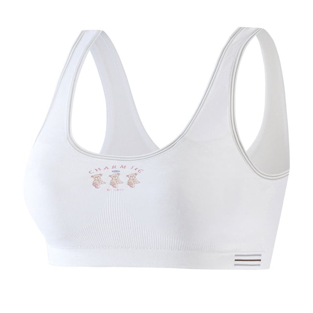 Gyratedream Teenage Girls Underwear Developmental Bra Cotton Seamless ...