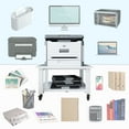 Natwind 2-Tier Office Larger Under Desk Laser Printer Copier Stand Cart ...