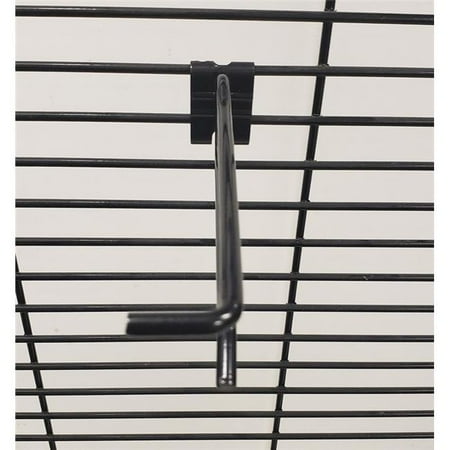 Trion 9027416 Quick Back Powder Coated Black Scan Hook, Pack of 50 ...