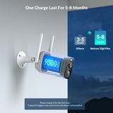 Netvue Solar Outdoor Security Camera, 1080P HD, Battery Powered, Night ...