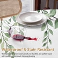 Rat Tailings Round Tablecloth 54 inches Green Plants Leaf Farmhouse ...