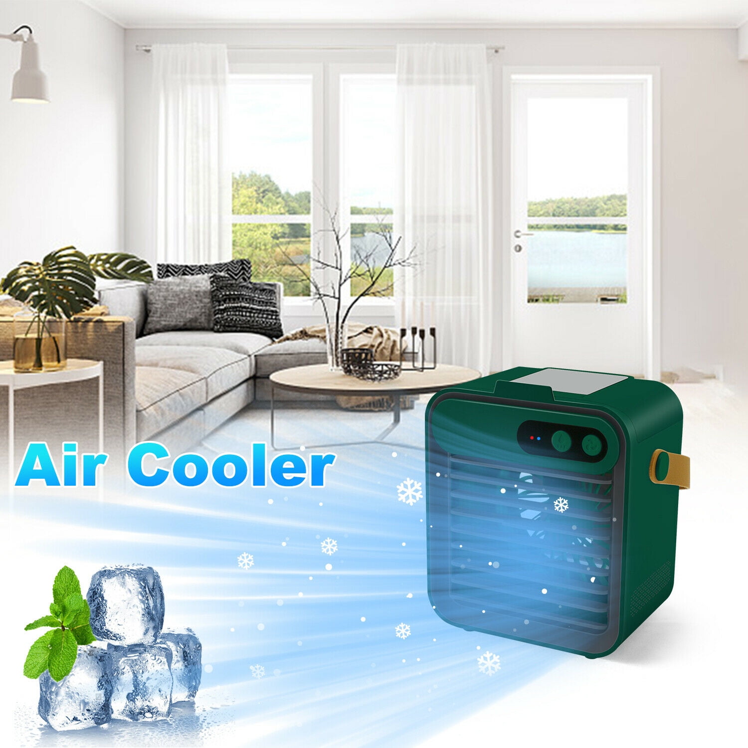 YouLoveIt Portable Air Conditioner Fan Personal Air Cooler Desk Fan ...