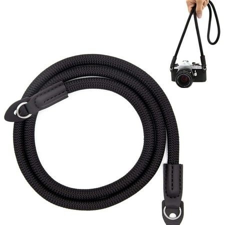 Camera Strap Vintage 105cm Nylon Climbing Rope Camera Neck Shoulder ...
