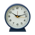 UDIYO Analog Clock, Alarm Clock Battery Operated, Silent Non Ticking ...