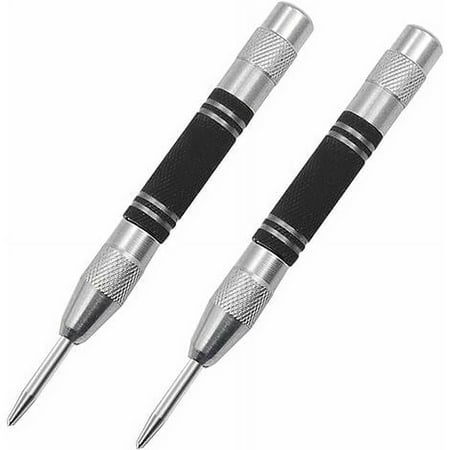 Lojalitet 2 Pcs Center Punch, Spring Loaded Center Punches 5 Inch ...