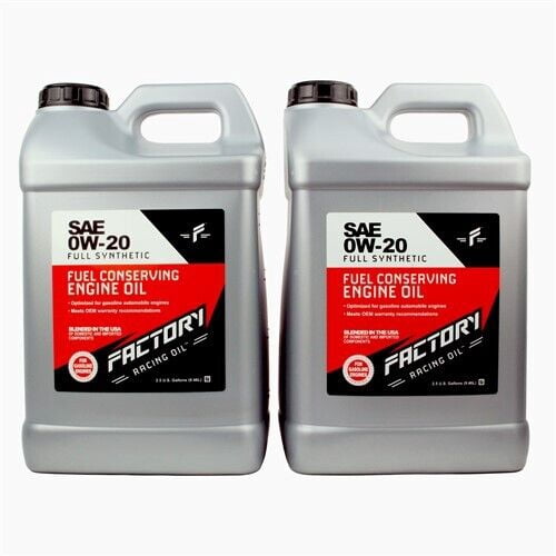 Factory Racing Oil SAE 0W-20 Full Synthetic Fuel Conserving Engine Oil ...