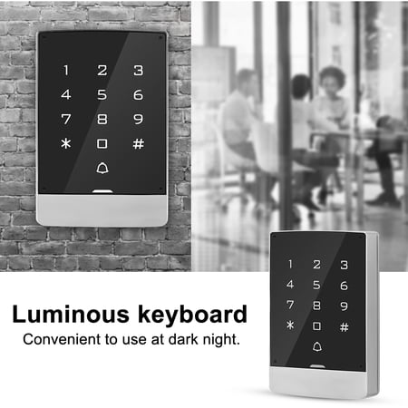 Access Controller, IP65 Waterproof 26 Keypad Luminous Keyboard 125KHZ ...