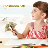 Gold Hand Bell, 2 Pack Steel Hand Bell Call Bell for Wedding, Adults ...