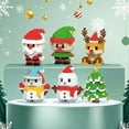Santa Claus Design Building Blocks Set, Christmas Building Blocks ...