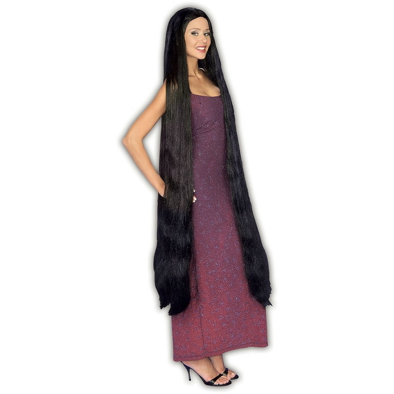 Extremely Long Black Wig