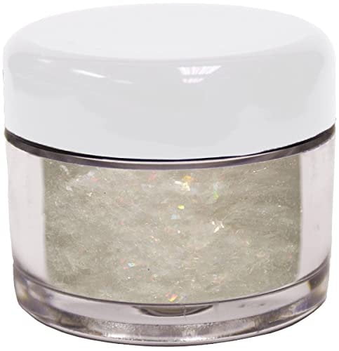 Magic Sparkles Edible Glitter with Natural Color, 3 Grams Crystal White ...