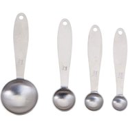 Amco 6-piece Stainless Steel Measuring Spoon Set, Dishwasher Safe ...