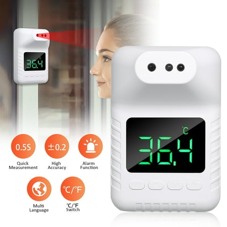 Non-contact Infrared Thermometer Wall-Mounted Automatic Forehead ...