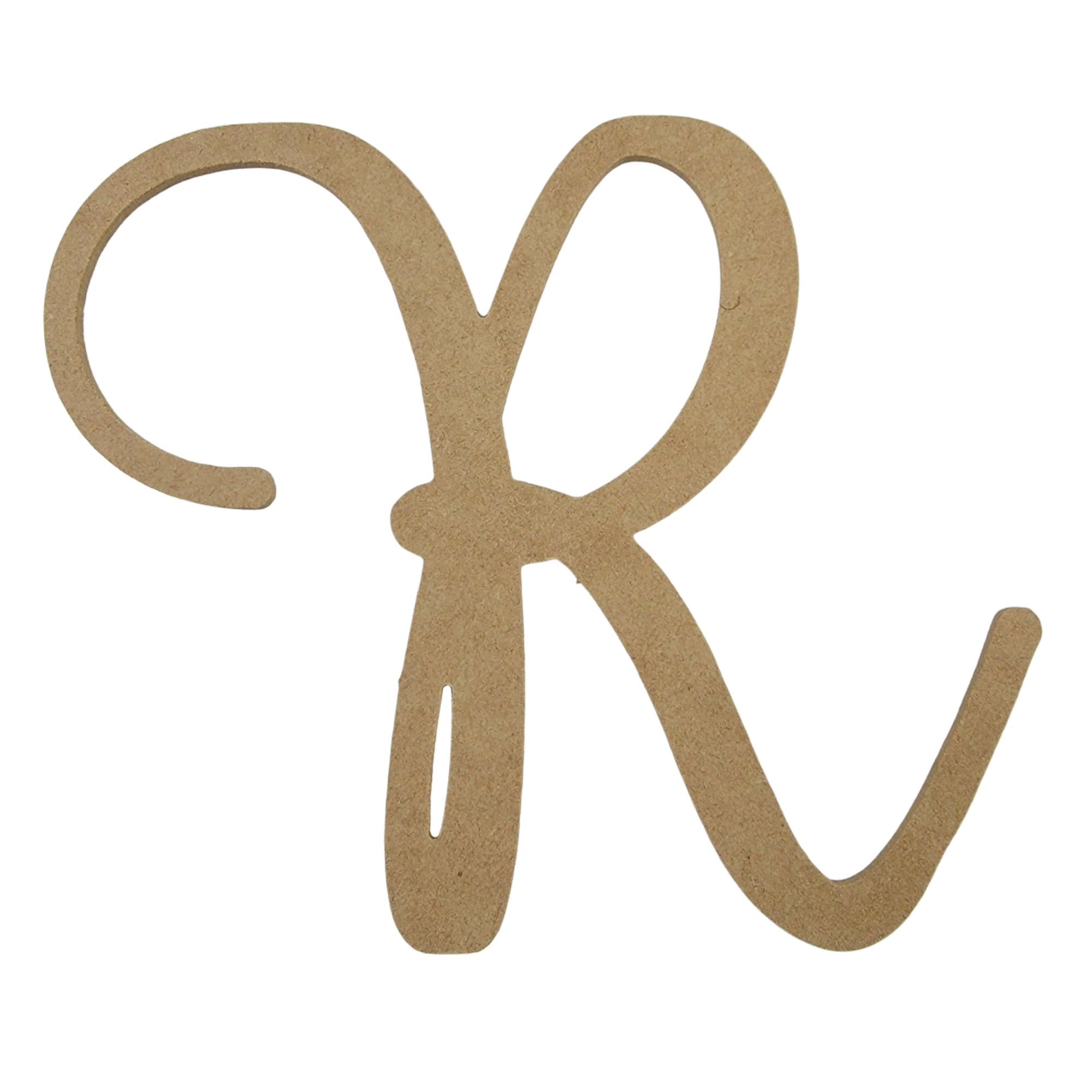 Wooden Letter Unfinished, Fairybells Font, Craft Cutout - Walmart.com