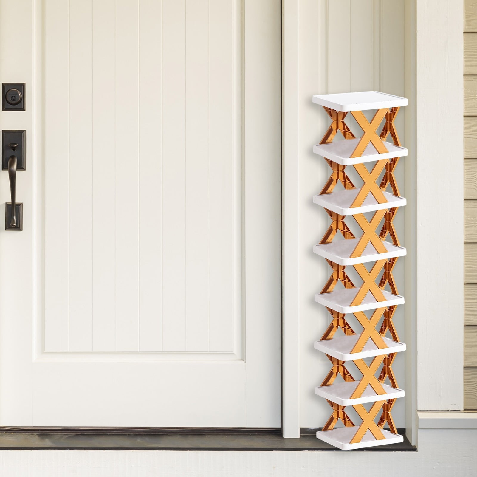 Click here for Zonao Small Shoe Rack For Entryway -8 Tier Shoe Or... prices