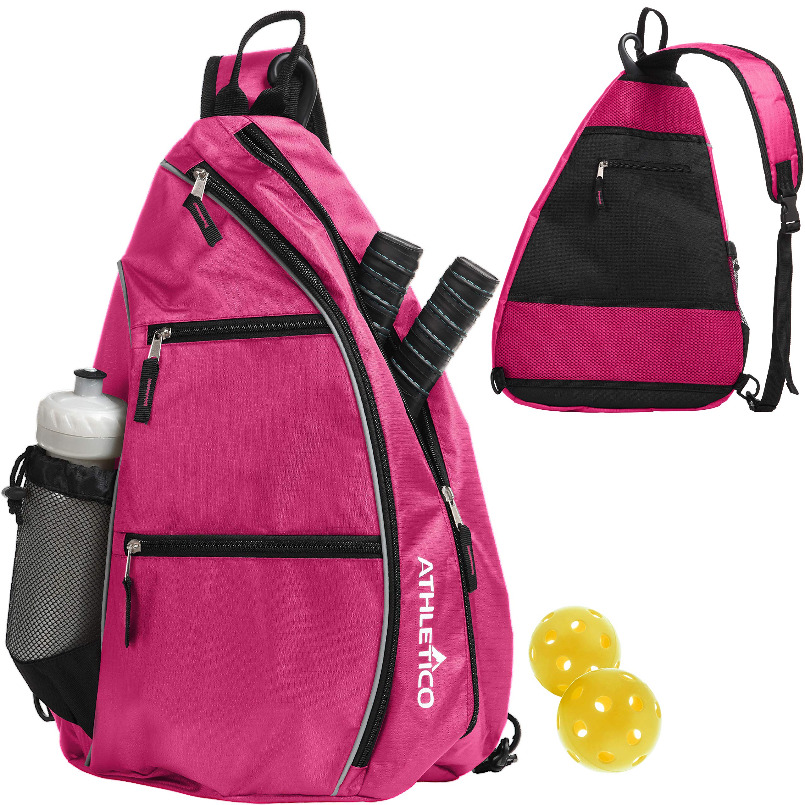 Athletico Sling Bag Crossbody Backpack For Pickleball Tennis Athletico Sling Bag Crossbody Backpack For Pickleball Tennis