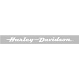Harley Davidson Script Text White Vinyl 38" x 5" Car Auto Windshield ...