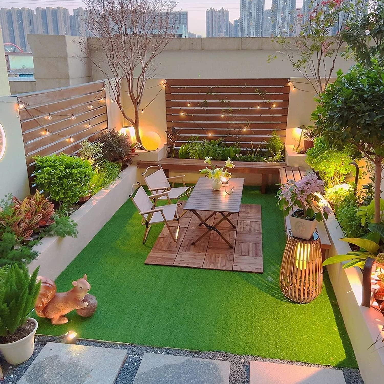 Fake grass for patio store