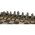 Medieval Skeleton Slayer Gothic Fantasy Skull Chess Set with Unique ...